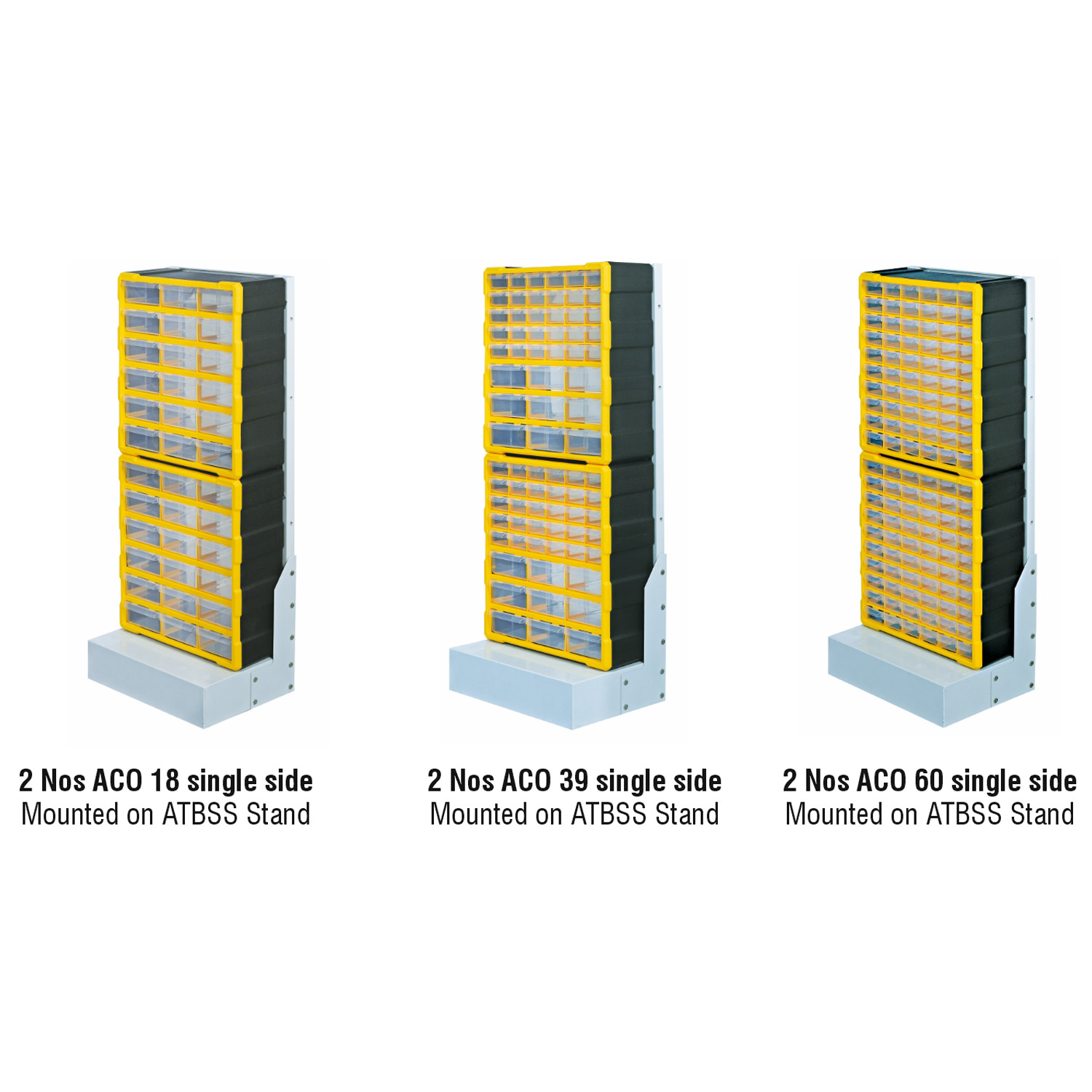 ACO Single Sided Base Unit Stand 425(W) x 1010(H) x 300(D)mm