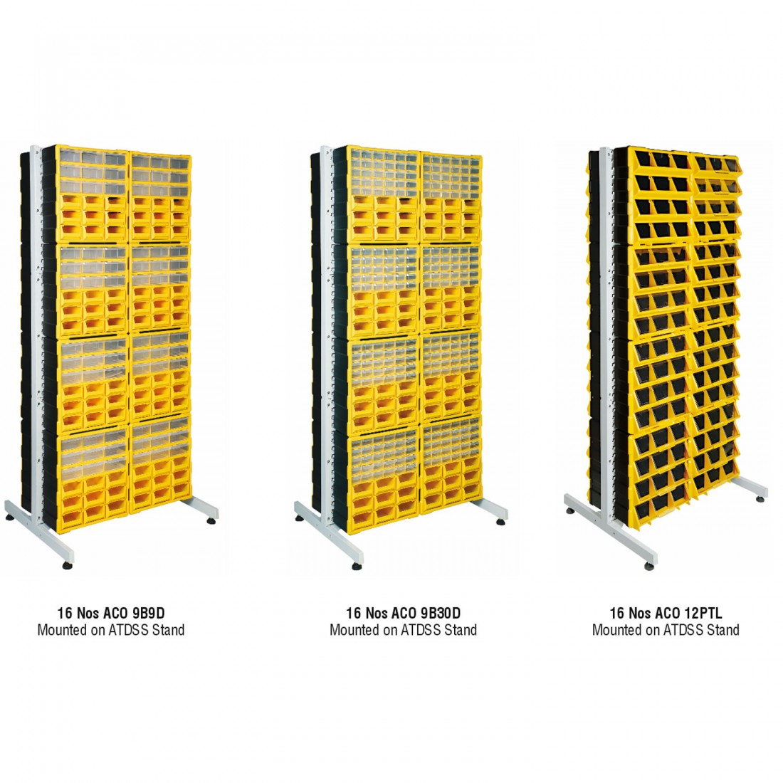 ACO Combination with Tuff Double Sided Louvre Panel Stand