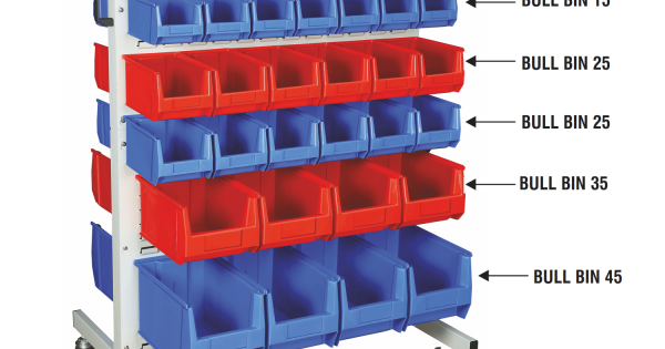 Alkon FPO Alkon Tuff Trolley : ATTB with Bull Bins
