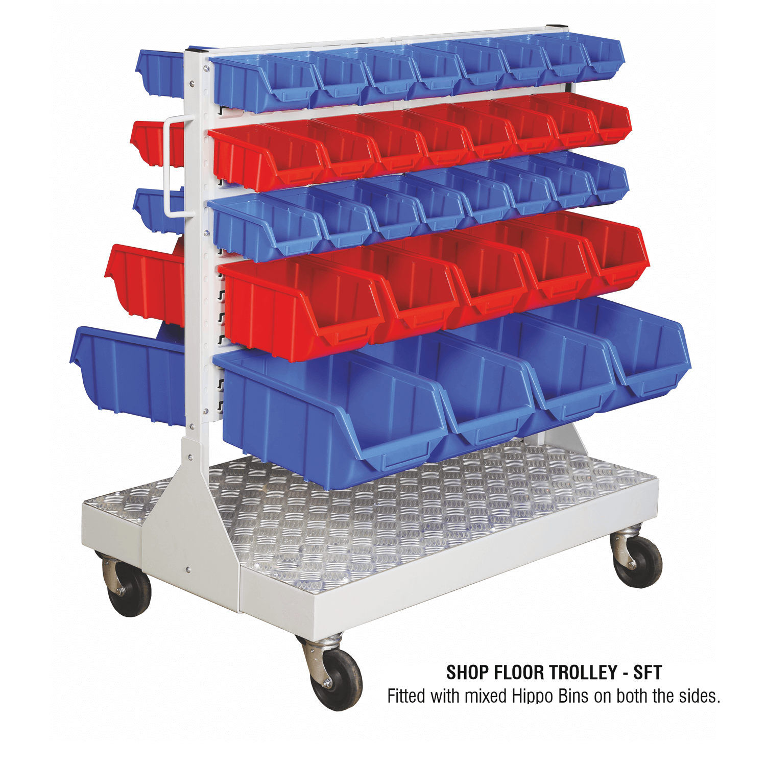 Alkon FPO Hippo Bins Shop Floor Trolley : SFT