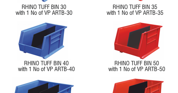 Alkon FPO Rhino Tuff Bin Partitions