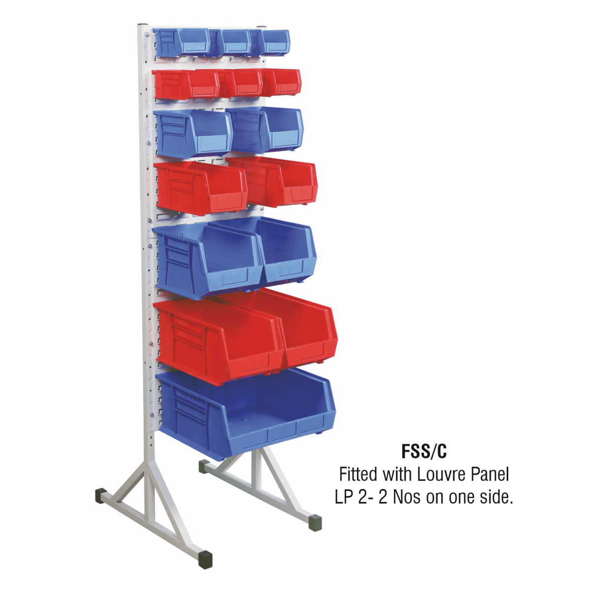 Louvre Panels and Stands and Trolley for Rhino Tuff FPO Bins
