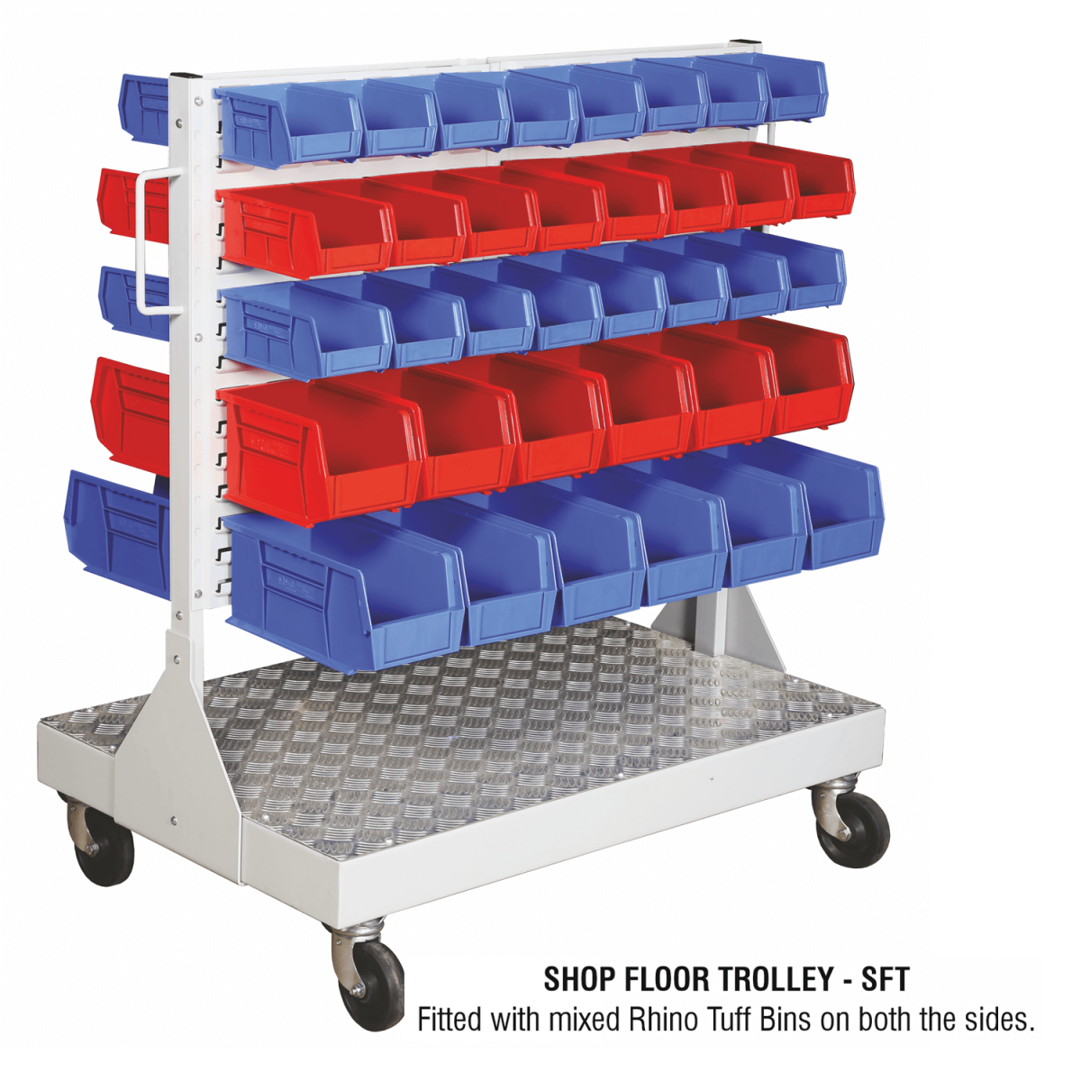 Louvre Panels and Stands and Trolley for Rhino Tuff FPO Bins