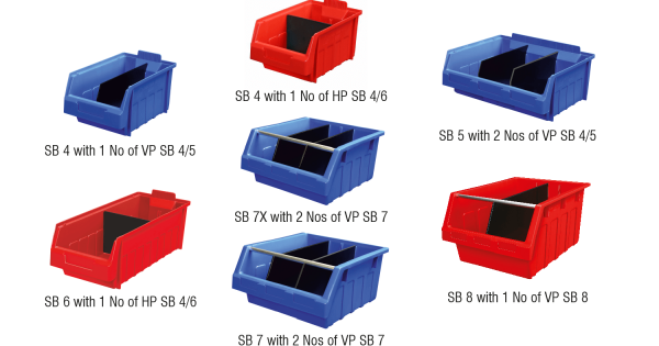 Alkon FPO Storage Bin - Supra Bin Partitions