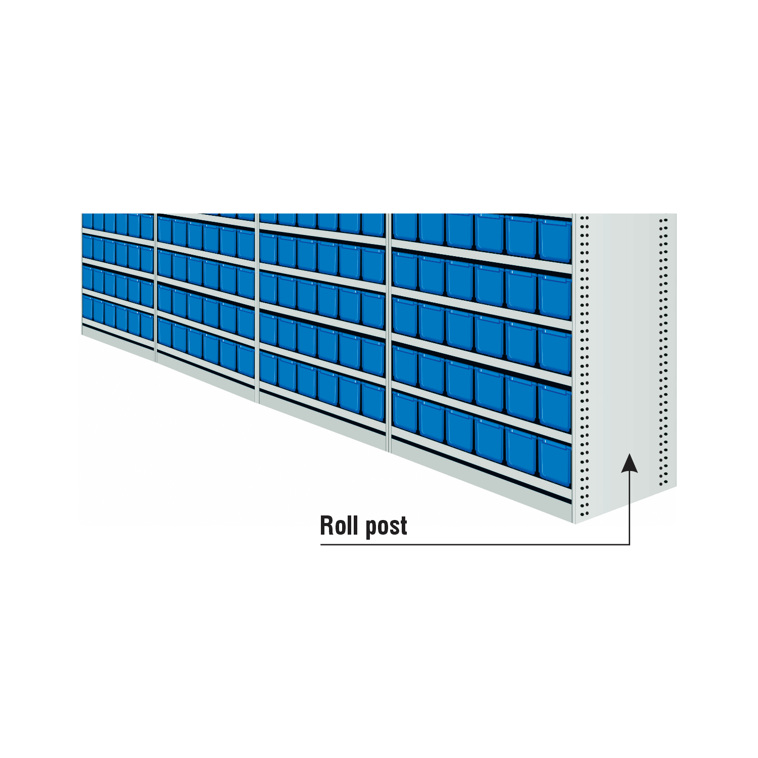 Alkon FPO Panda Bin Shelving Systems