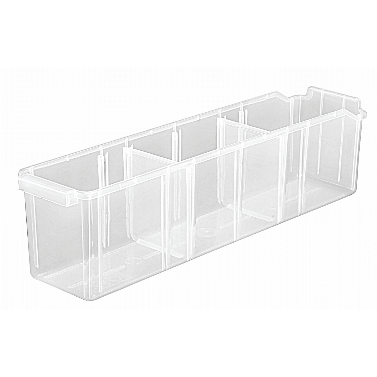 Panda Shelf Bins - Transparent Medical Storage Bins