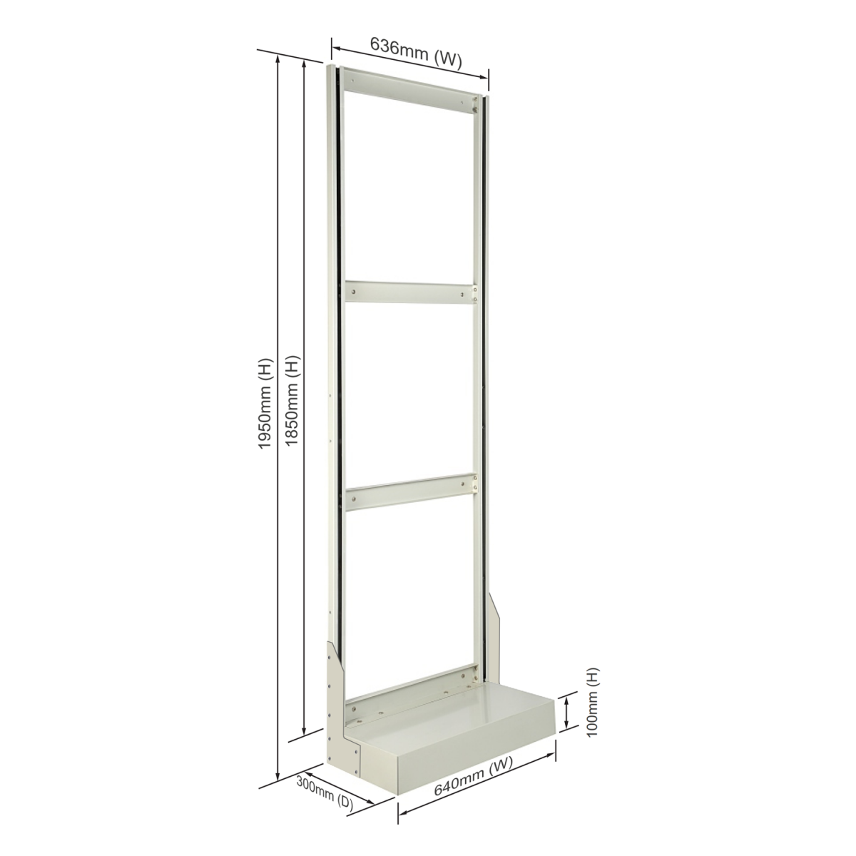 RTB Unit - Single Sided Stand Assembly - Roo Tilt Bins