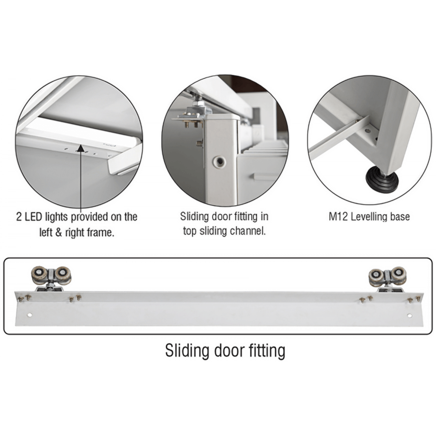 Alkon Roo Tilt Bin Sliding Unit : RTB SU 1375