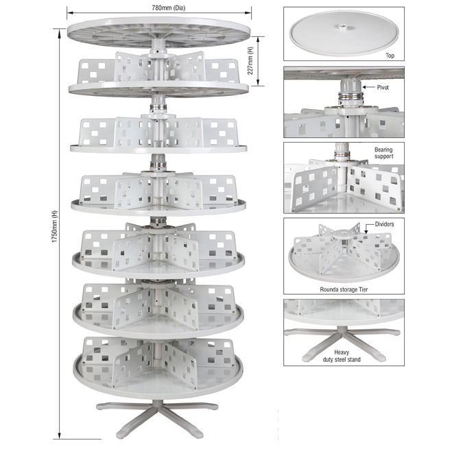 Alkon Rounda Storage Unit - Office Filing System